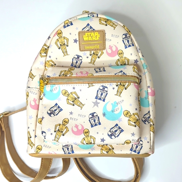 Loungefly | Bags | Loungefly Star Wars R2d2 And C3po Mini Backpack ...